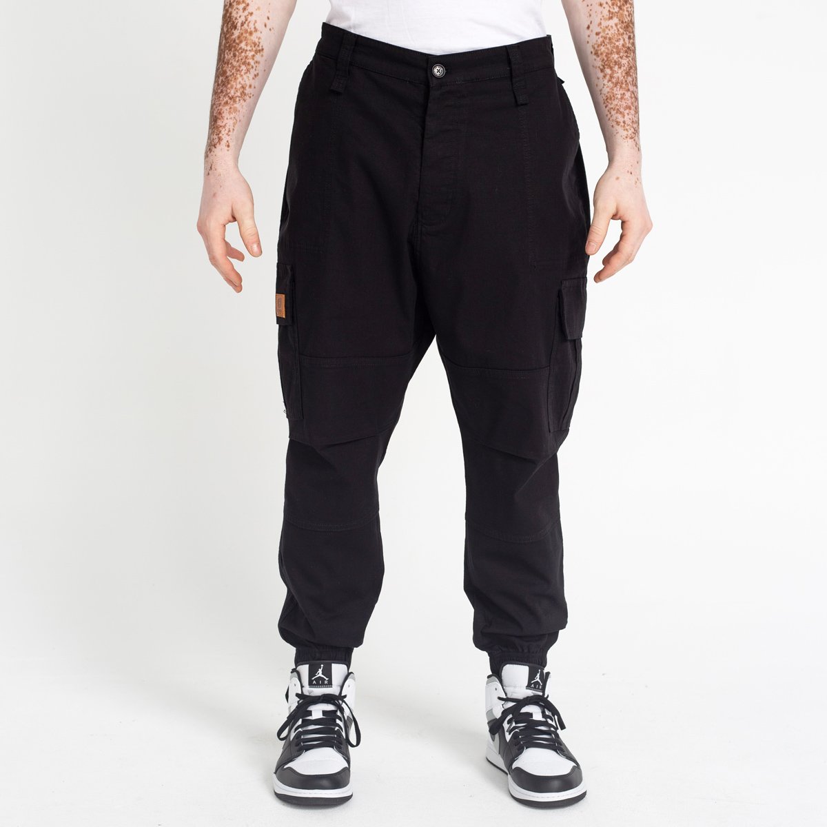 Pantalon Cargo Basic Black Ripstop - DCjeans saroual and clothing